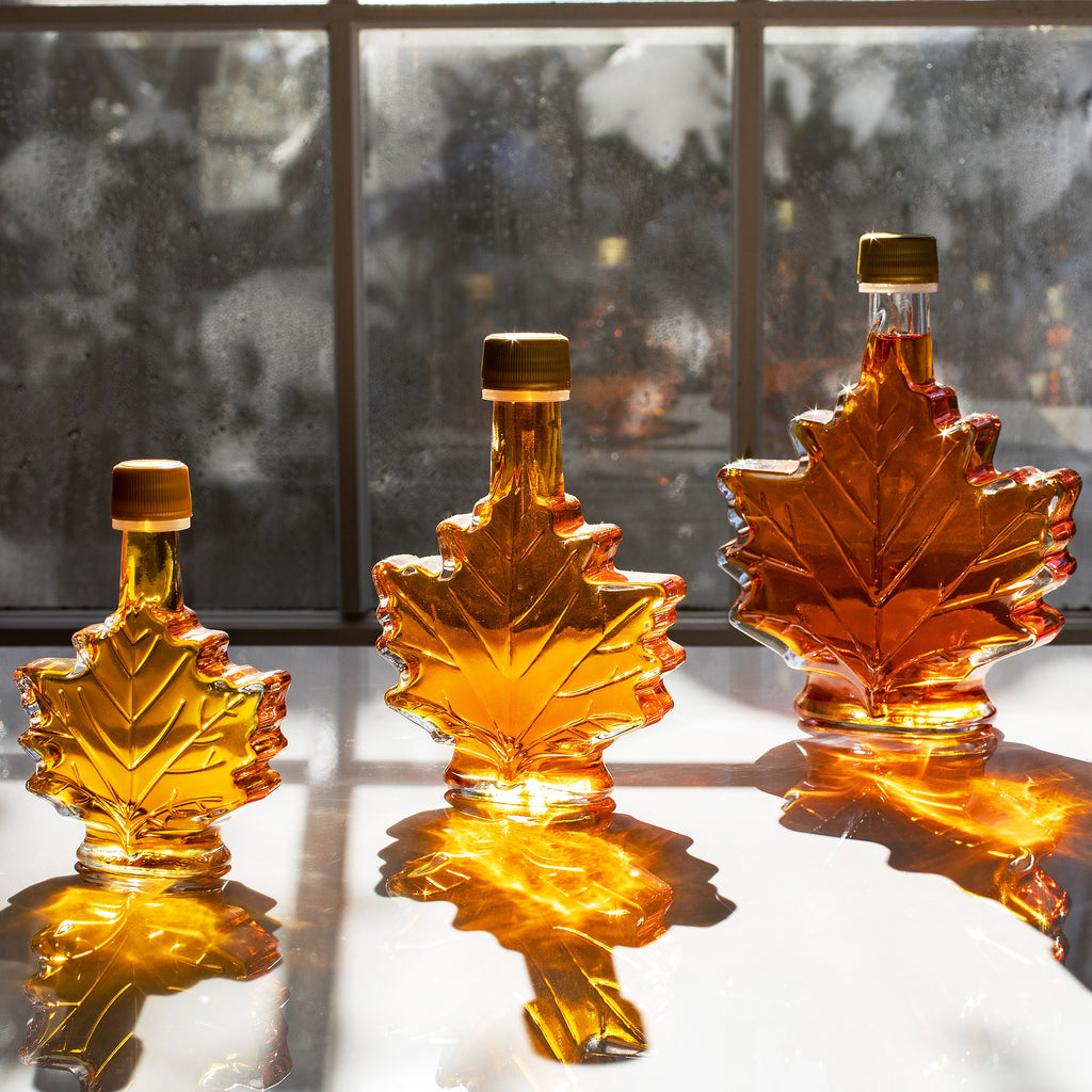 Maple Syrup - Maple Leaf Gift Bottle – Branon's West View Maples ...